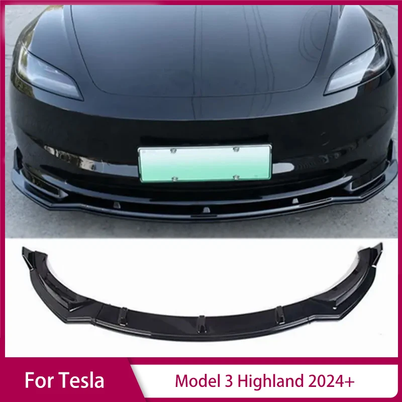 Front-Lip-Bumper-Chin-Diffuser-for-Tesla-Model-3-Highland-2024 ...