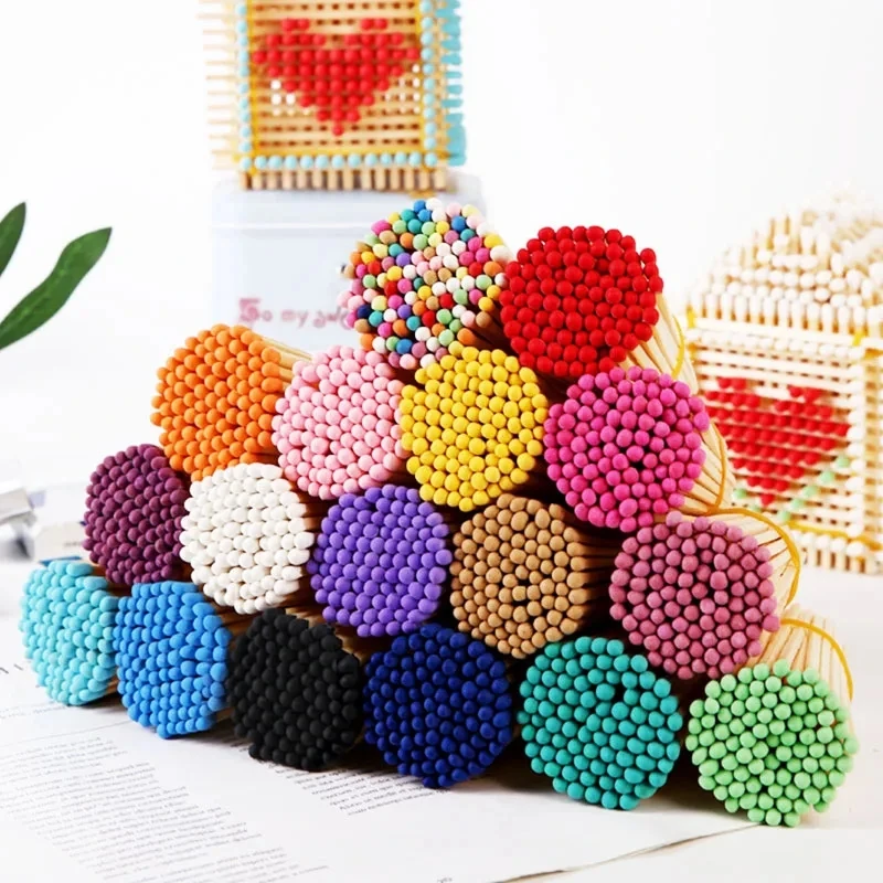 320pcs-100mm-Colorful-Bulk-Match-Sticks-Portable-Multi-Specification ...