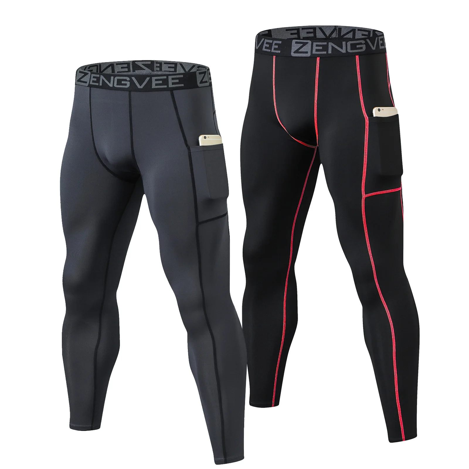 2-Pack-Compression-Tights-Mens-Running-Leggings-Cool-Quick-Dry-Base ...