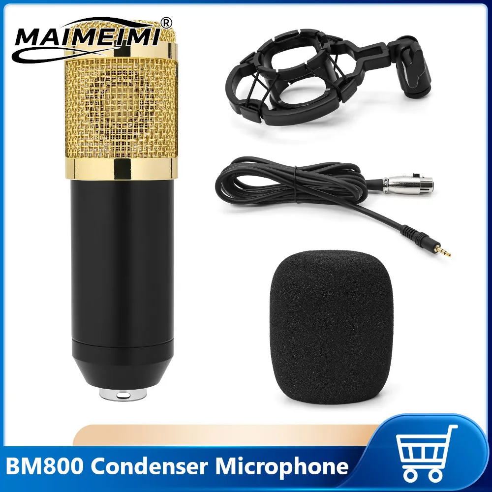 Professional BM 800 karaoke microphone BM800 studio condenser mikrofon ...