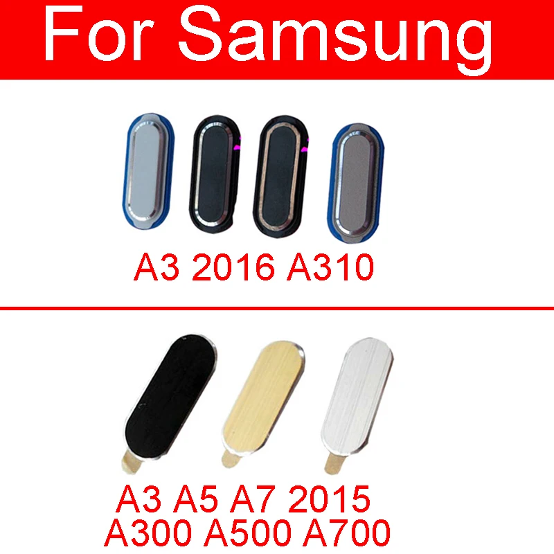 Home Return Key Button For Samsung Galaxy A3 A5 A7 2015 2016 A310 A300 ...