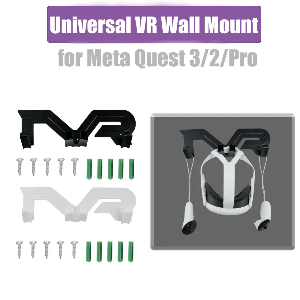 Universal-VR-Wall-Mount-Stand-For-Meta-Quest-3-2-Pro-Controller-Hook ...