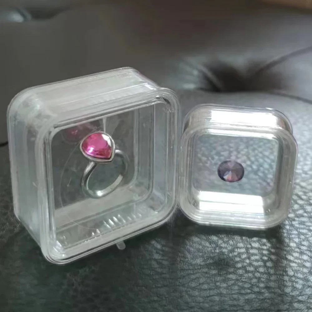 Floating-Loose-Diamond-Jewelry-Display-Box-Elastic-Membrane-Ring-Stone ...