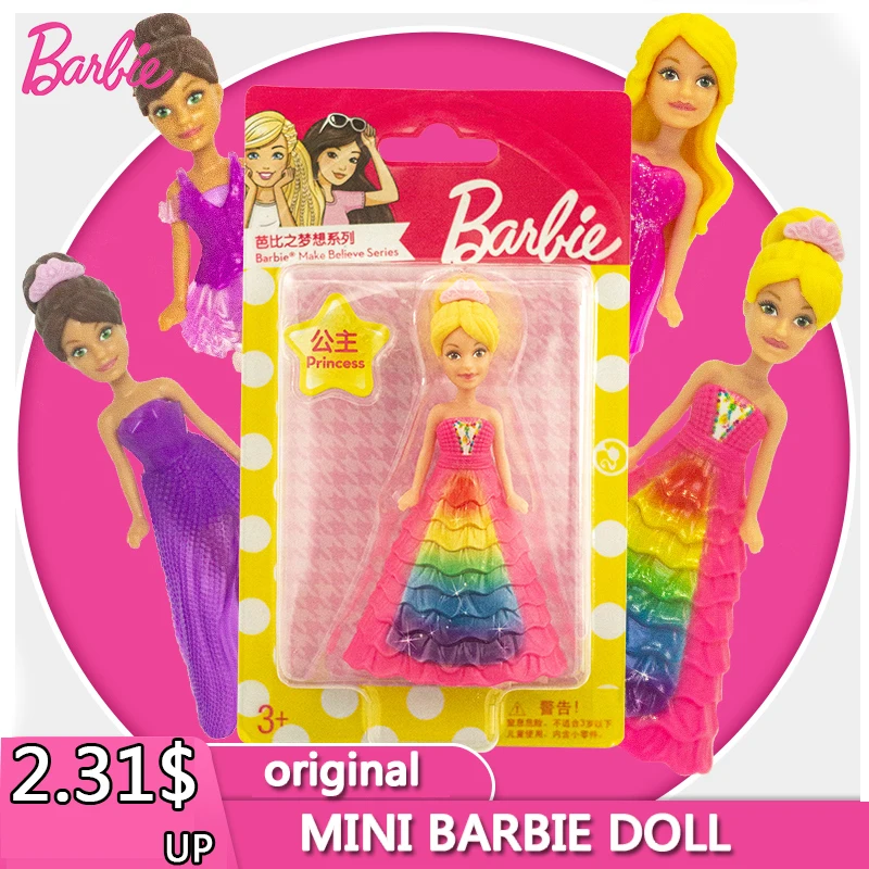 1PCS-Original-Mini-Barbie-Dolls-Make-Belive-Series-Collection-Single ...