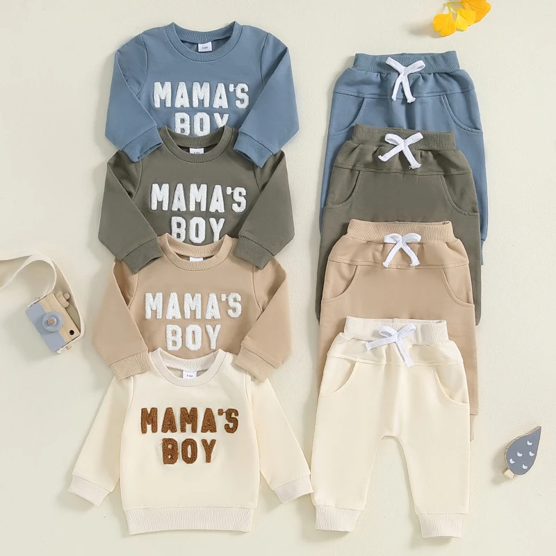 New-Baby-Boy-Autumn-Clothes-Toddler-Casual-Outfits-Letter-Embroidered ...