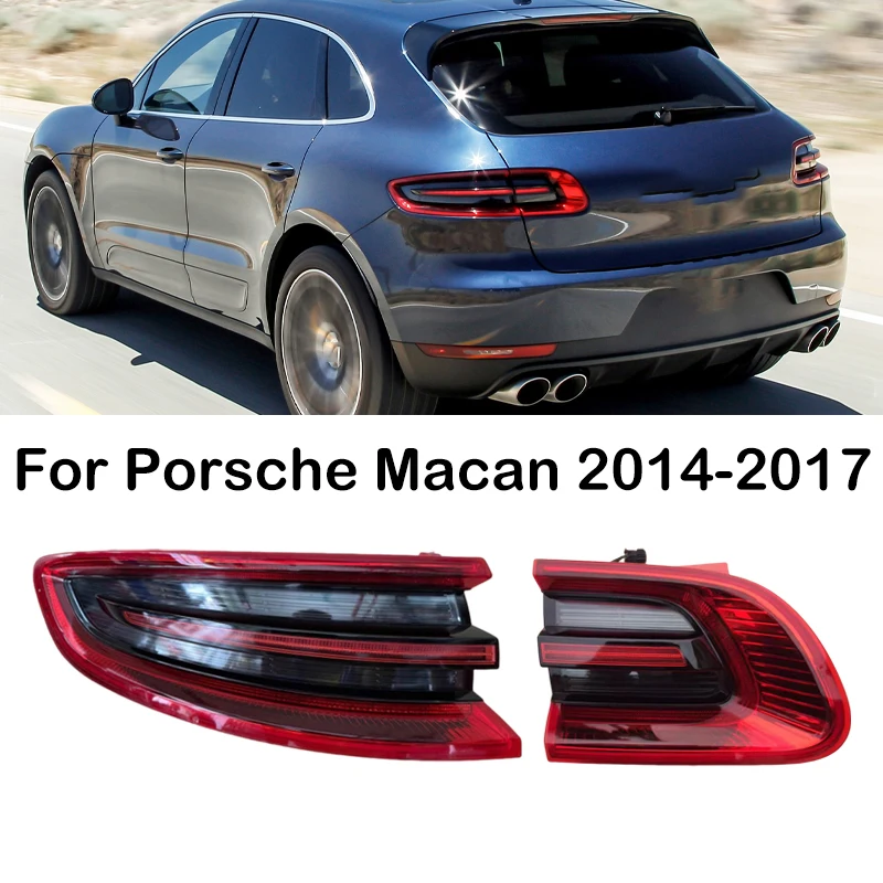 For-Porsche-Macan-2014-95B-2015-2016-2017-LED-Car-Rear-Bumper-Tail-Lamp ...