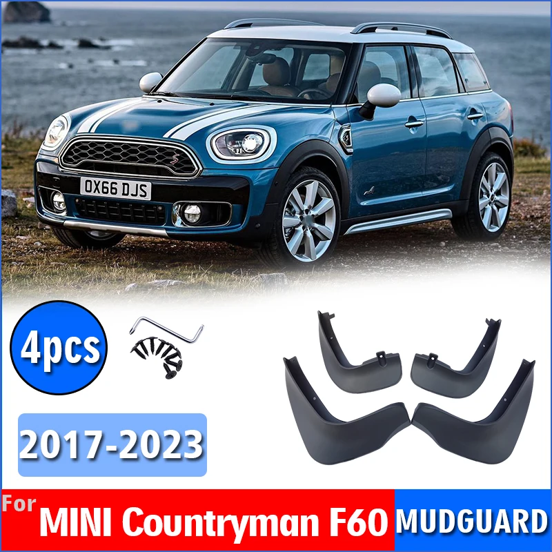Mudflaps For Mini Countryman F60 2017-2023 Mudguards Fender Mud Flap ...