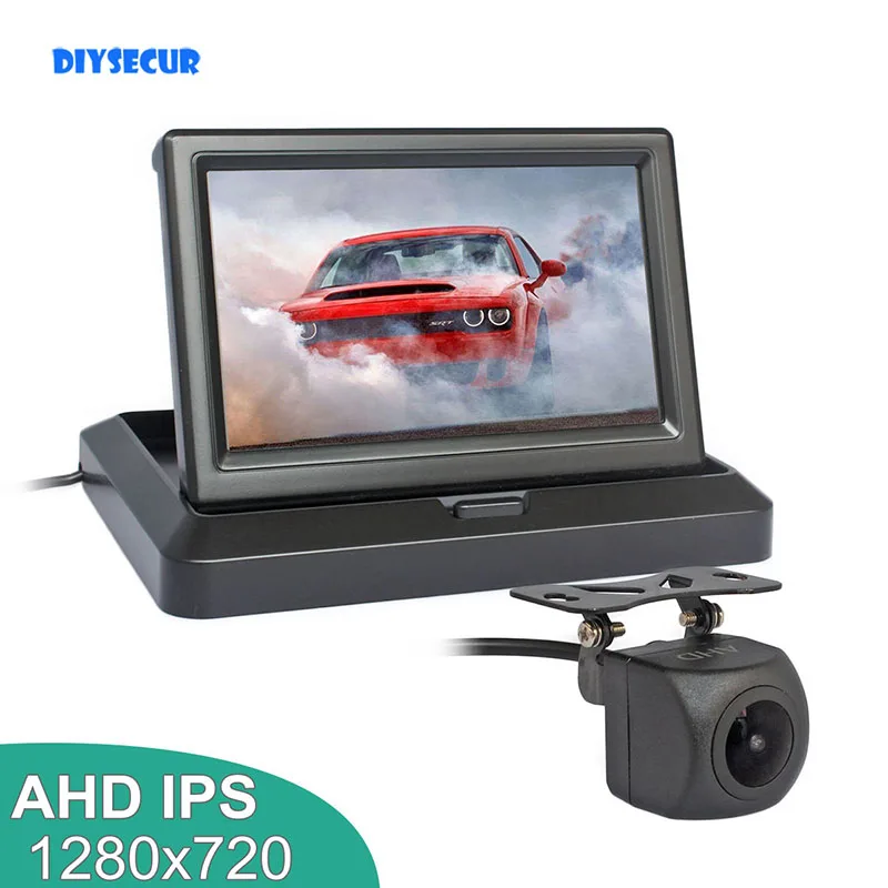 DIYSECUR-5inch-1024x600-Foldabel-IPS-AHD-Car-Monitor-1280x720-HD-170 ...