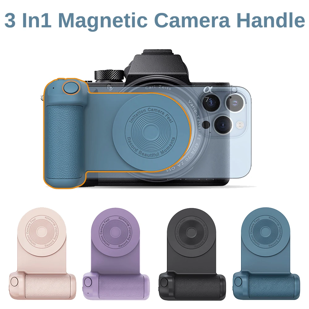 3in1-Camera-Holder-Grip-Magnetic-Selfie-Photo-Bracket-Bluetooth ...