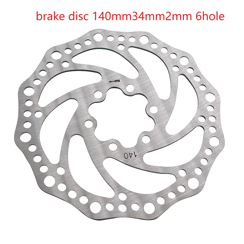 Hot-sell-6-holes-Disc-Brake-Piece-Rotor-140mm-Electric-Scooter-Disc ...