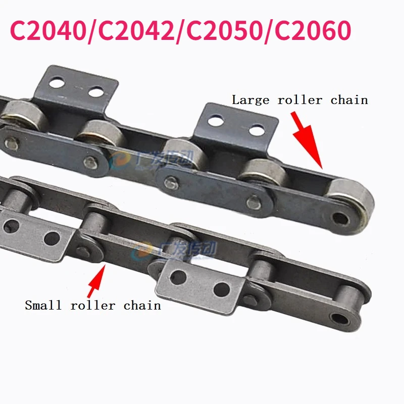 1-524-Meter-Double-Pitch-Single-Bend-Double-Hole-Roller-Chain-C2040 ...