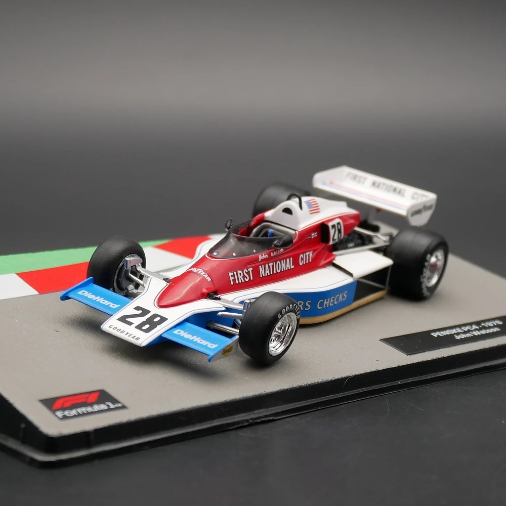 Ixo 1:43 Penske PC4 1976 John Watson Diecast Car Model Metal Toy ...