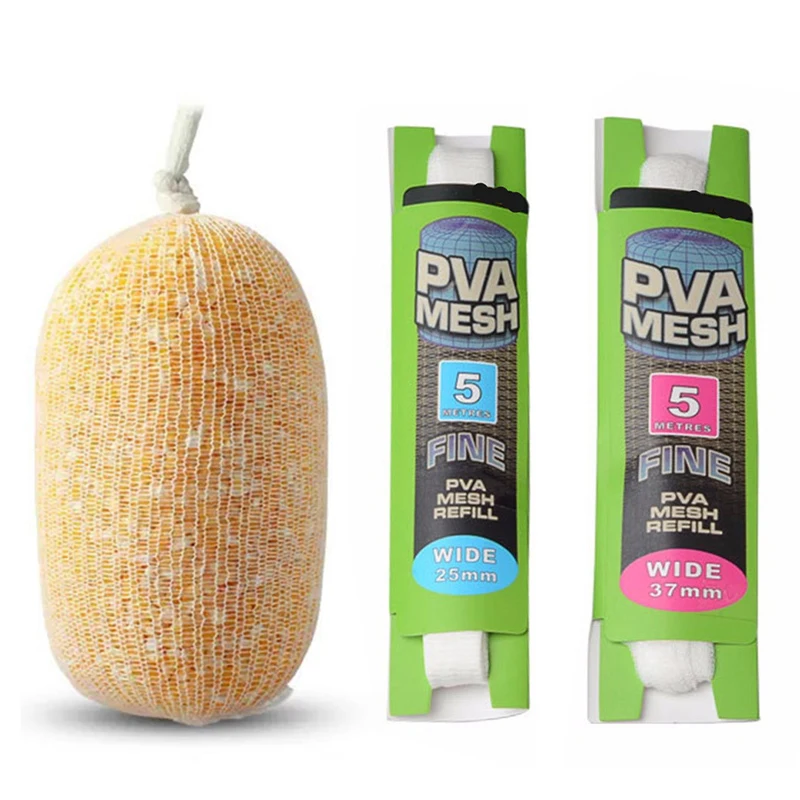 Soluble-PVA-Fishing-Mesh-Bag-Carp-Refill-Baits-25-37mm-Carp-Fishing ...