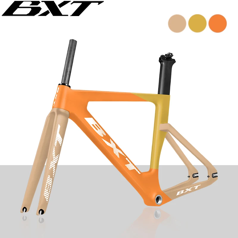 Full-Carbon-Track-Bicycle-Frame-700C-Carbon-Track-Bike-Frame-Set-With ...