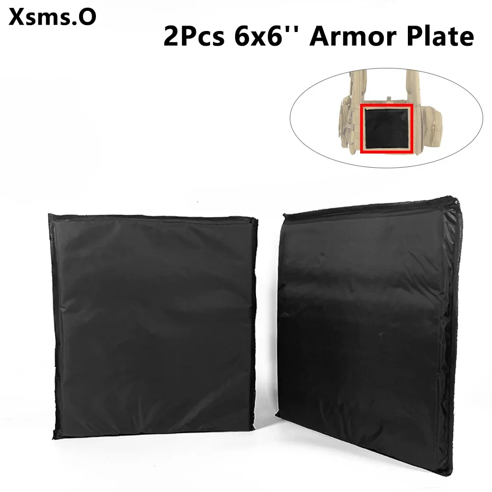 2Pcs-6x6-NIJ-IIIA-3A-Lightweight-Soft-Armor-Panel-Bulletproof-Ballistic ...