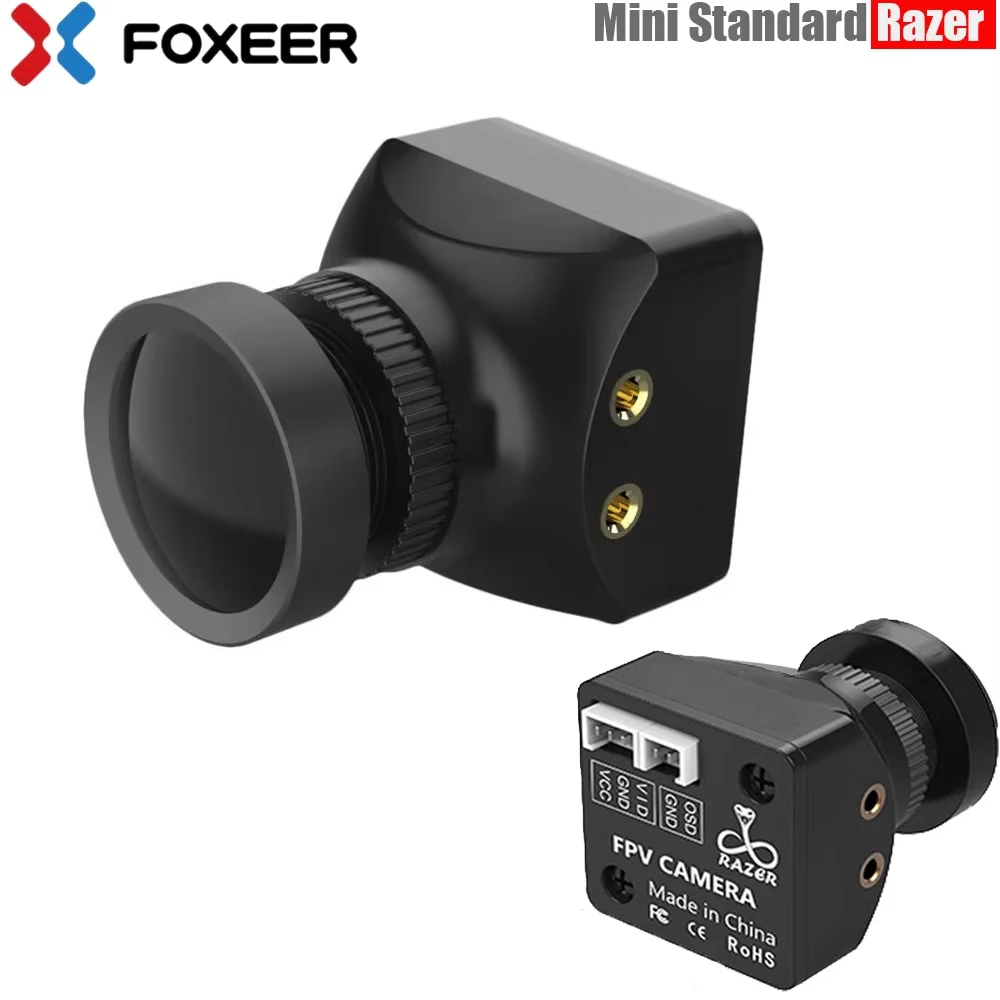 Foxeer Razer Mini HD 5MP 2.1mm M12 Lens 1200TVL Standard FPV Camera 4:3 ...