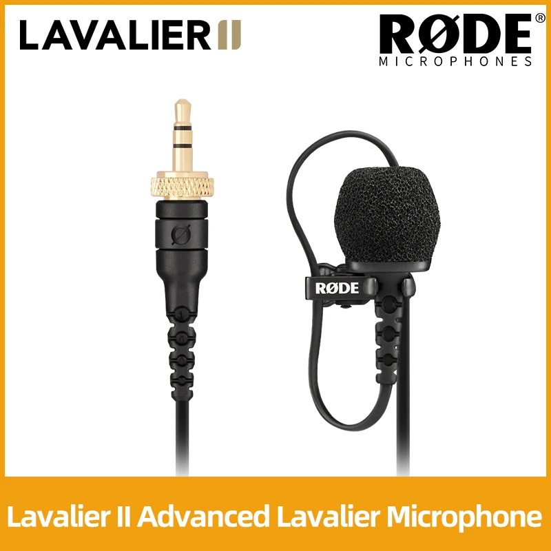 RODE-RODE-LAVALIER-II-Wired-Professional-Lavalier-for-Wireless-Go-II ...