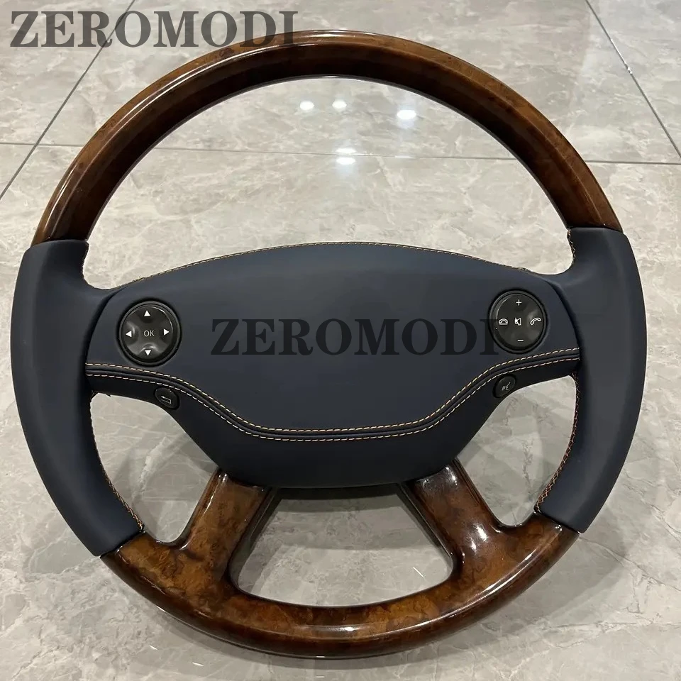 For Mercedes Benz CL-Class C216 S-Class W221 2006 2007-2010 Walnut Wood ...
