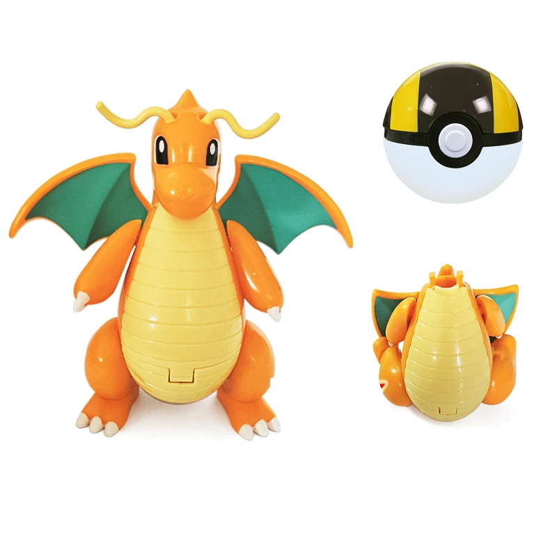 Figure Pokemon Pokeball transform Pikachu Charizard Venusaur Blastoise ...