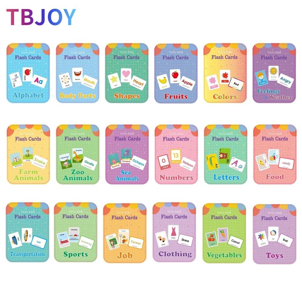 Learn English Children | Cognitive Word Cards | Game Cards Children ...