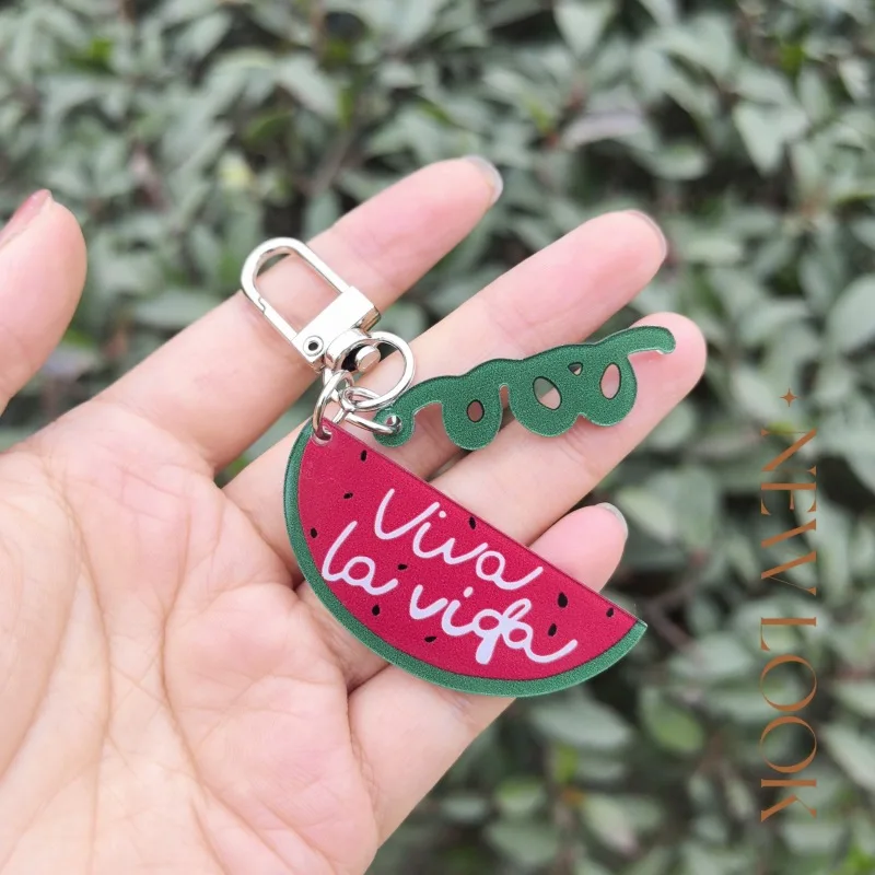 TV-Twinkling-Watermelon-Cosplay-Shining-Watermelon-Key-Chain-Two-sided ...