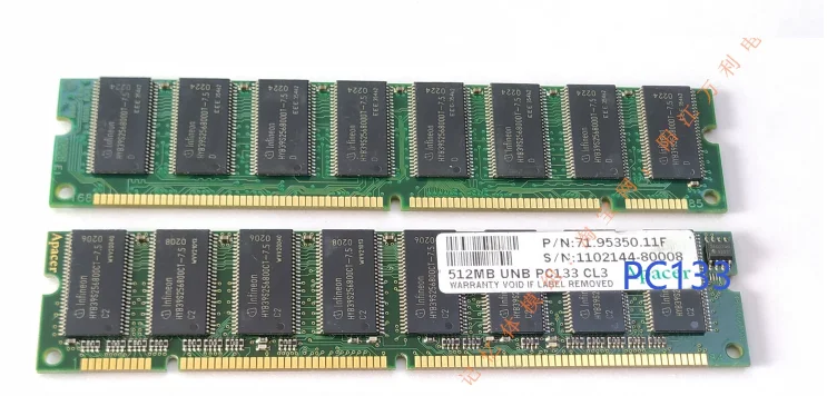 Original Industrial Machinery Memory Desktop Memory 512MB UNB PC133 CL3 ...