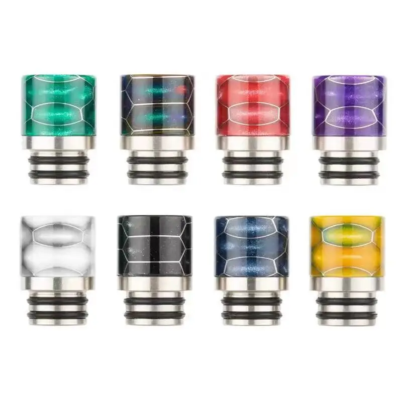 Embout-goutte-goutte-en-r-sine-d-acier-inoxydable-510-Vape-embout ...