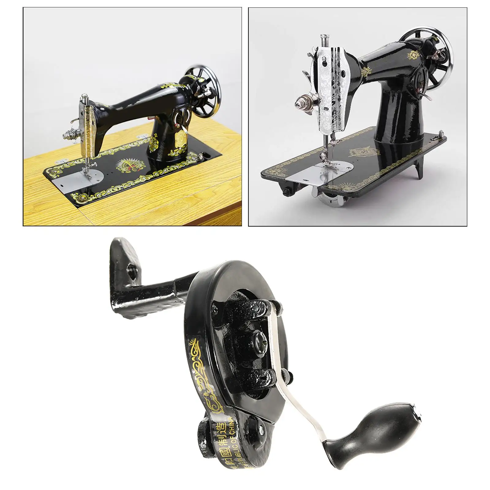 Metal-Sewing-Machine-Hand-Crank-Handcrank-Replacement-Parts-Sew ...