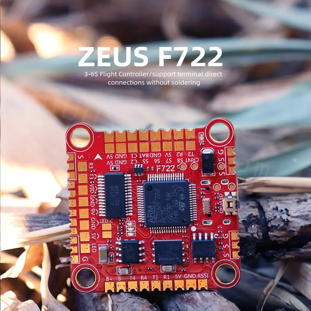 New HGLRC Zeus F722 3-6S BMI270 F7 Flight Control FC Betaflight ...