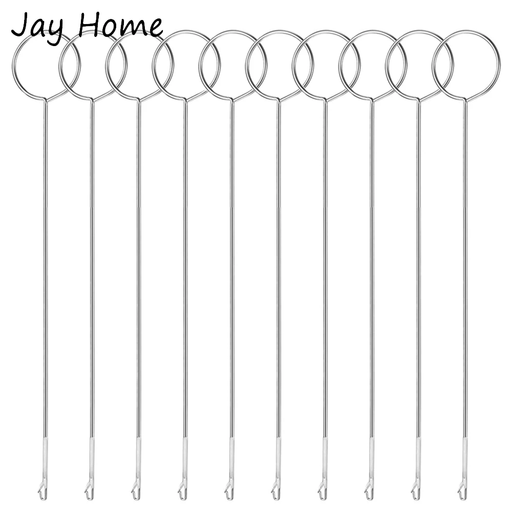 10Pcs-Sewing-Loop-Turner-Hook-Stainless-Steel-Loop-Turner-Long-Loop ...