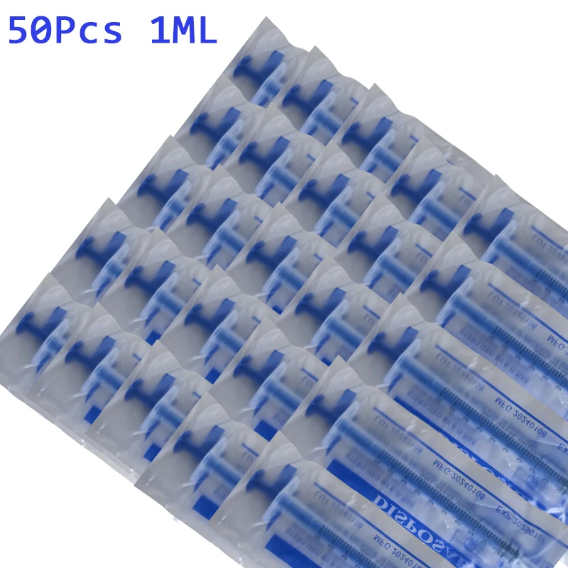 1ML-50Pcs-Set-Plastic-Disposable-Sampler-Plastic-Without-Needle ...