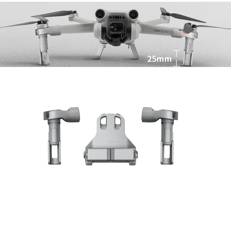 Pgytech Landing Gear For Dji Mini 3 Pro Drone Tall Extended Leg Quick ...