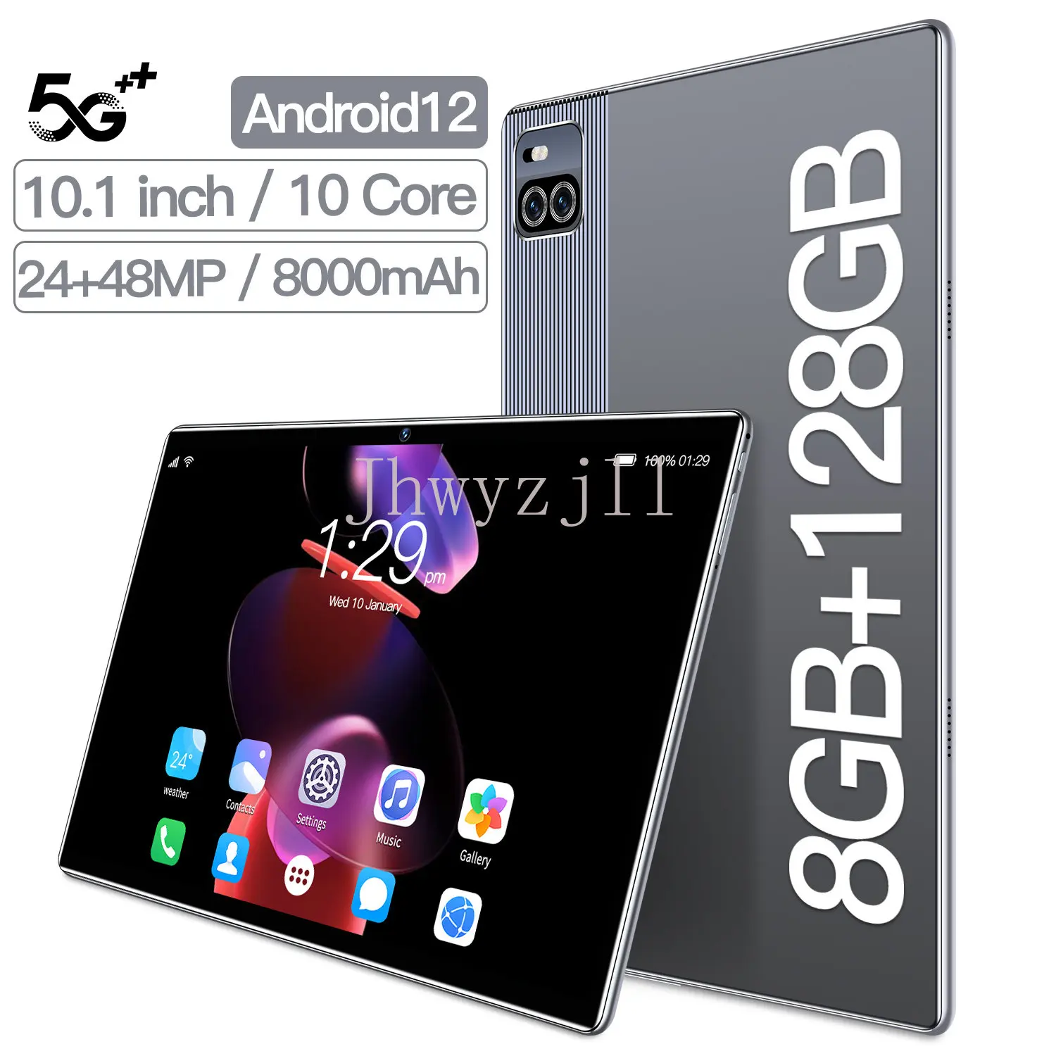 2023 New Android 12 11 inch Qualcomm 870 8GB RAM 128GB 4k HD Screen ...