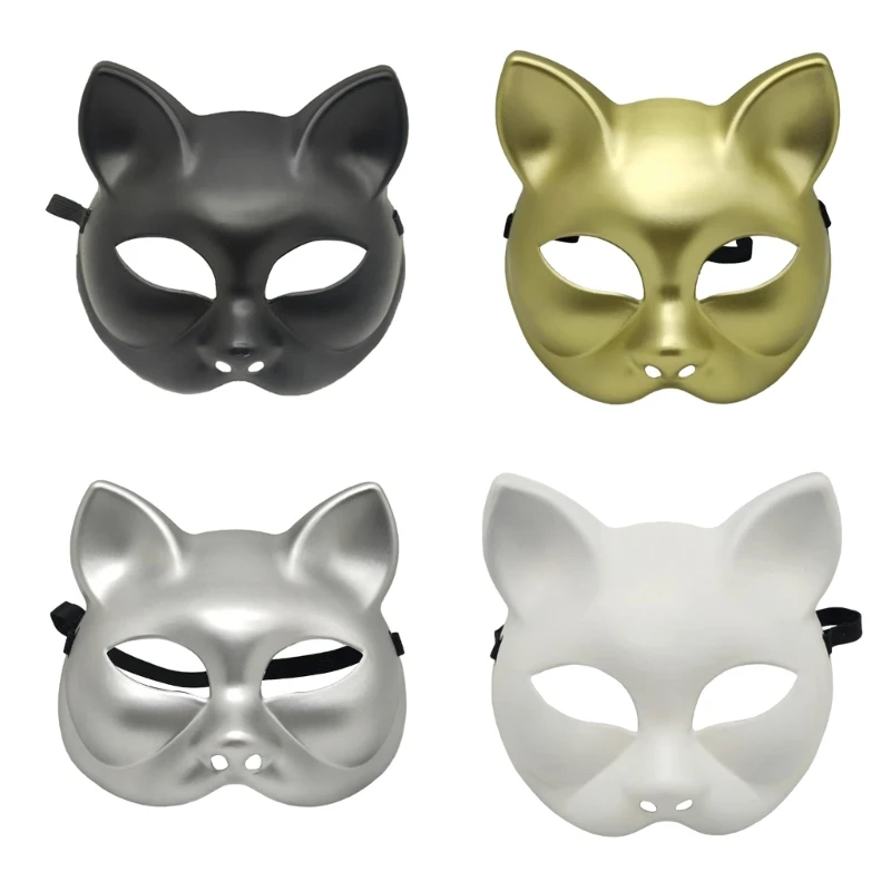 Halloween Costume Mask Cats Mask Women Men Festival Carnival Masquerade ...