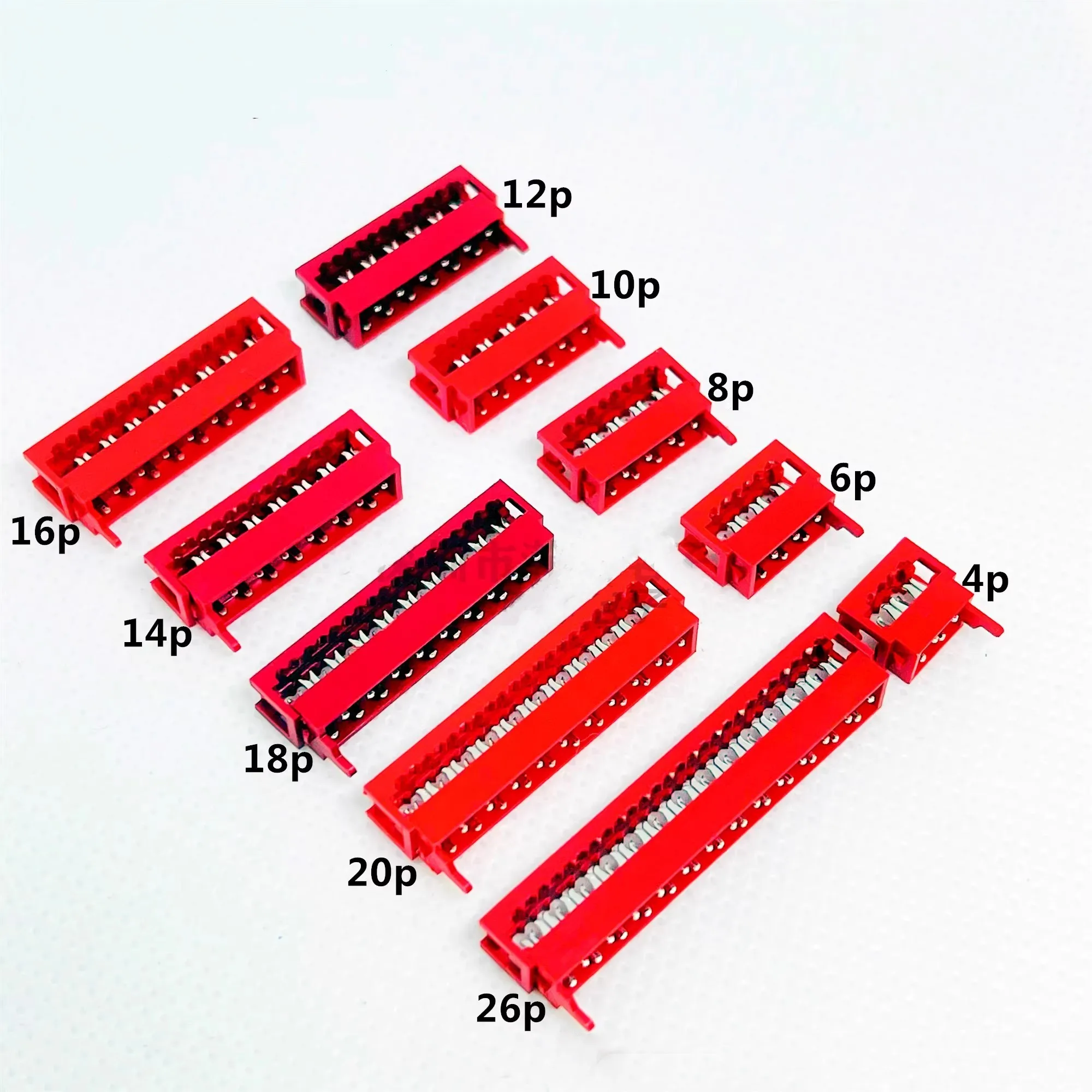 Conector-piezas-Micro-match-Red-IDC-cable-de-2-54mm-a-placa-4P-6P-8P ...