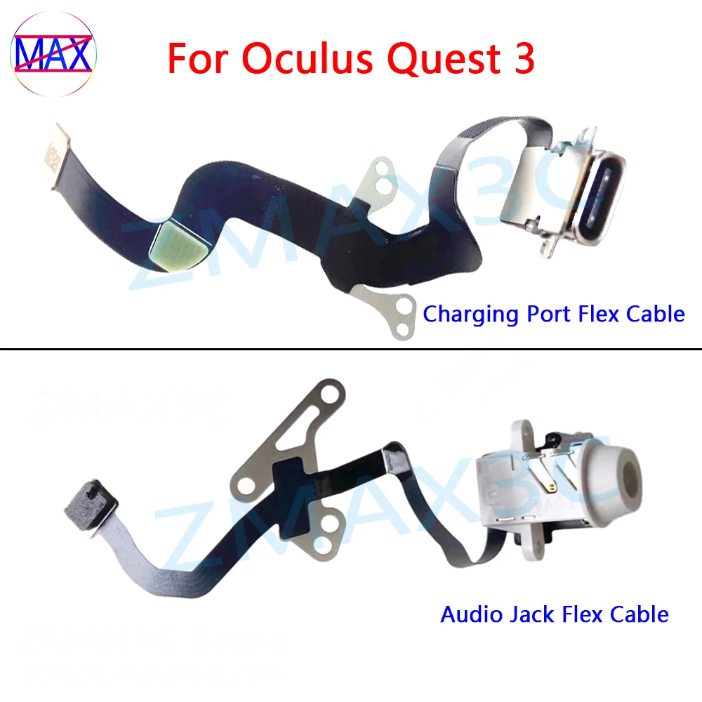Original Charging Port Flex Cable For Oculus Quest 3 VR Headset Audio ...