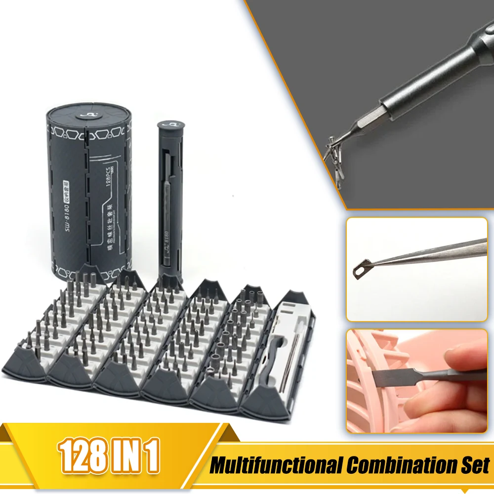 128-in-1-Precision-Magnetic-Screwdriver-Set-Portable-Phone-Laptop ...