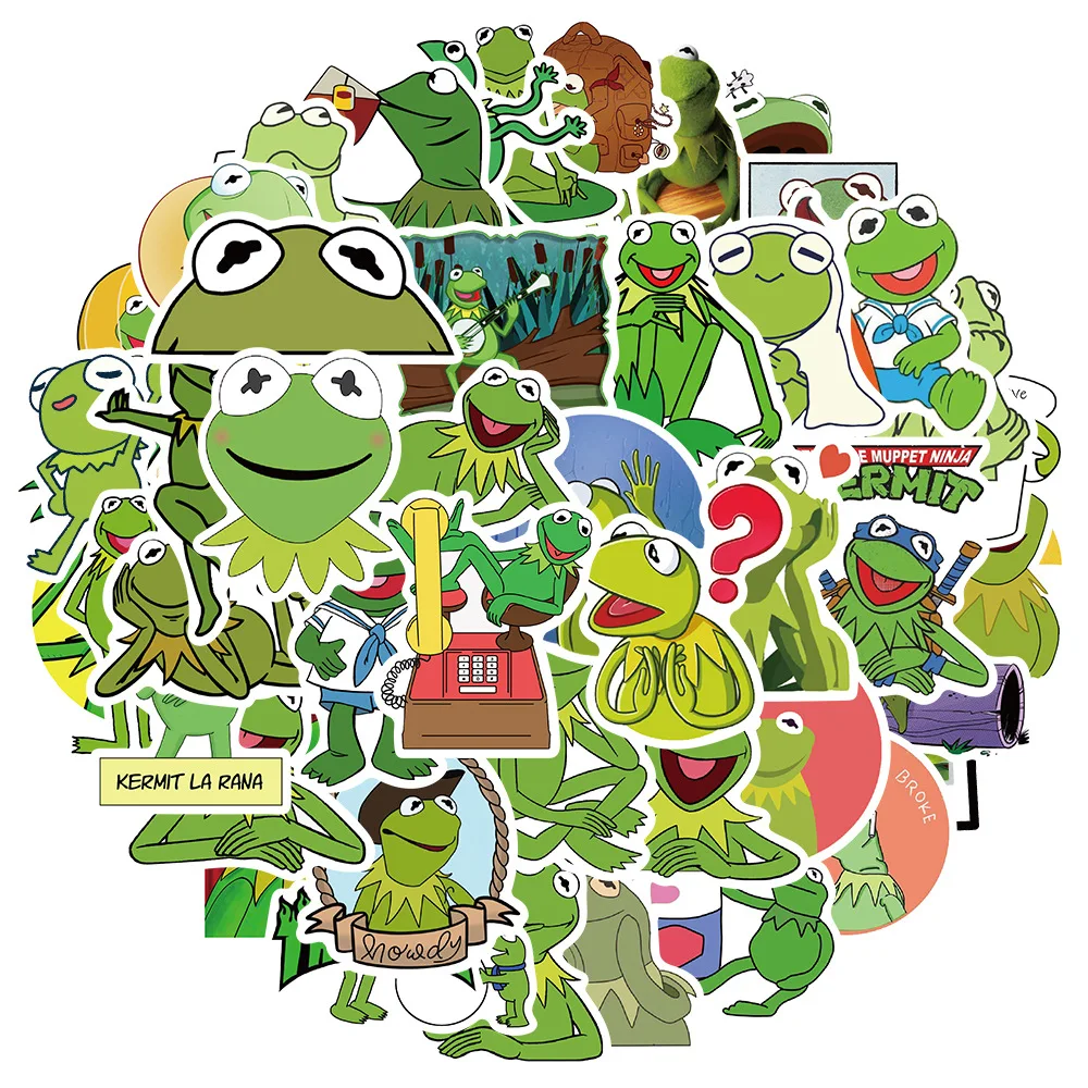 10-30-50Pcs-Cute-Big-Frog-Komi-Animal-Sticker-For-Snowboard-Laptop ...