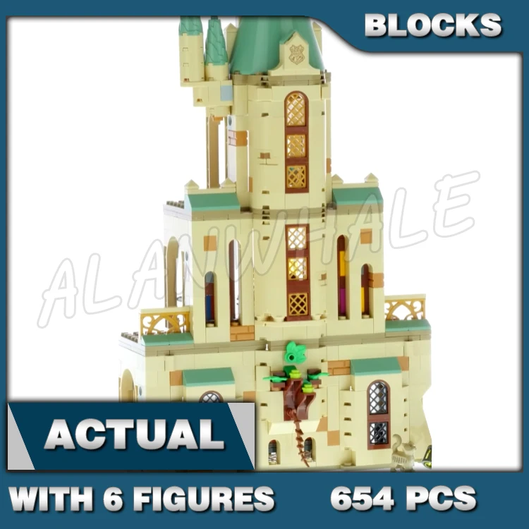 654pcs-Magical-World-of-Wizards-School-Office-Multi-level-Castle-Items ...