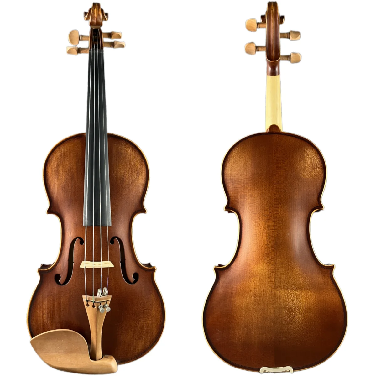 4-4-Gr-e-Violine-solide-geflammt-Ahorn-zur-ck-Fichte-Top-Hand ...