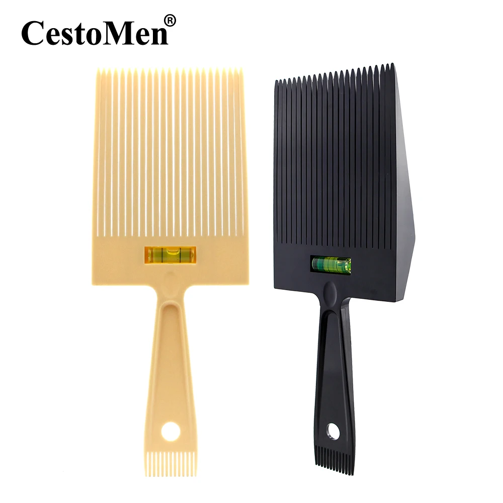 Professional-Men-Flat-Top-Comb-Haircut-Dual-Ended-Barber-Clipper-Comb ...