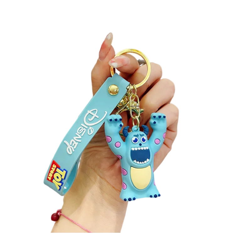 Disney-Monsters-Inc-Soft-Rubber-Keychain-Mr-Q-Bag-Pendant-Girls-James-P ...