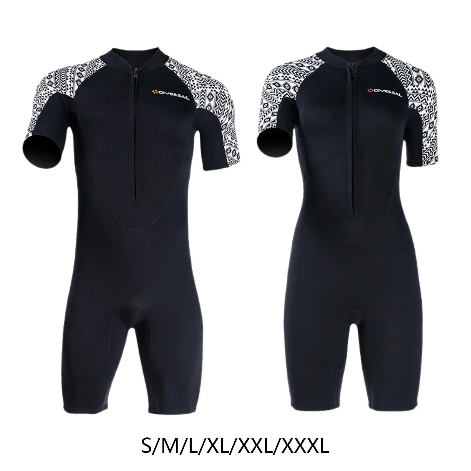 Shorty-Wetsuit-Adults-3mm-Neoprene-Keep-Warm-Short-Sleeved-Snorkel-Suit ...