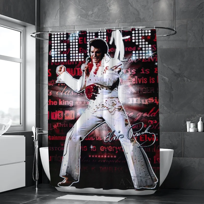 E-Elvis-Bathroom-Shower-Curtain-Waterproof-Opaque-Curtains-for-the-Home ...