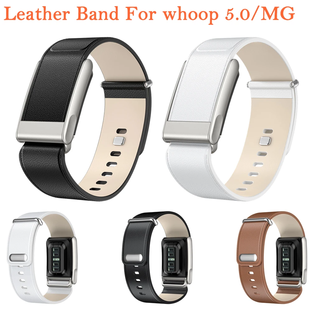 Original Leather Strap for Whoop 5.0/MG Official Wrist Band Soft-Touch ...