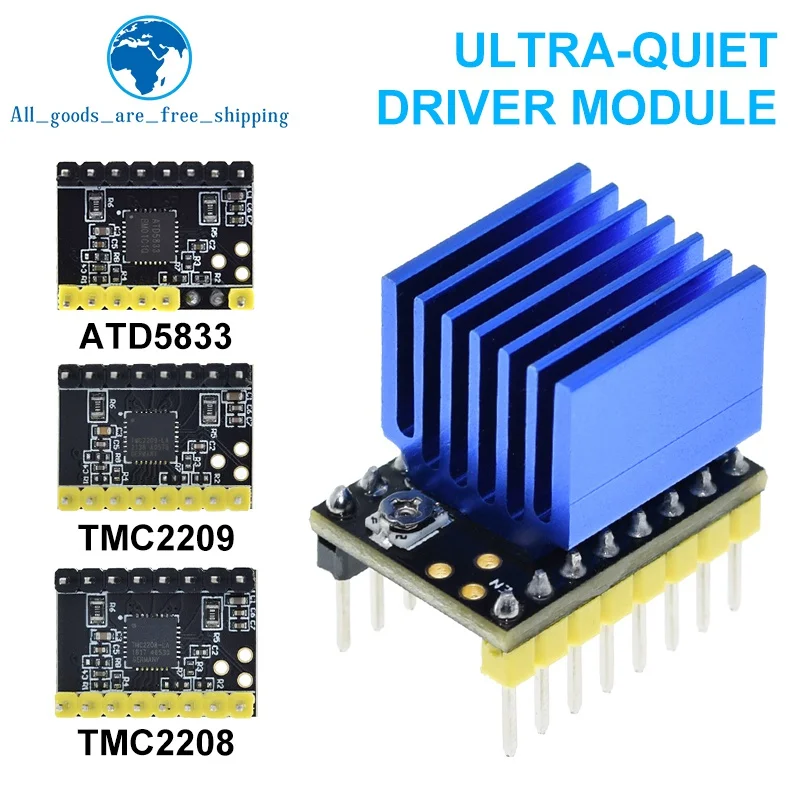 TMC2208 TMC2209 ATD5833 V2.0 With Heat Sink Stepper Motor Driver ...