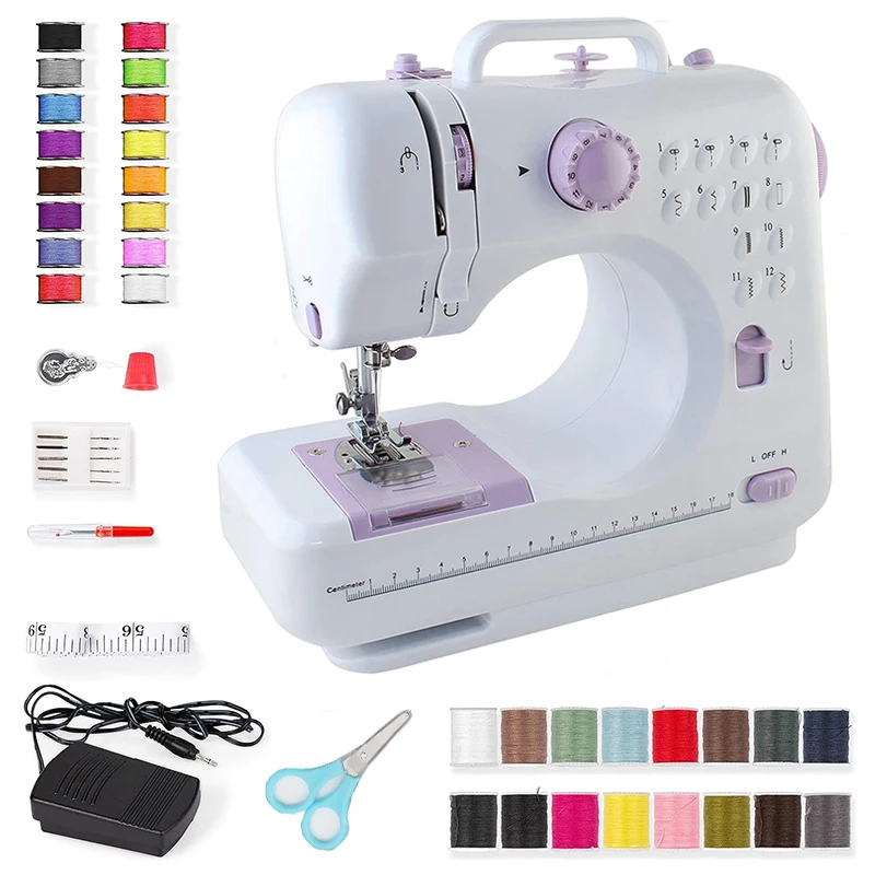 Portable-Sewing-Machine-for-Beginners-Mini-Electric-Household-Crafting ...