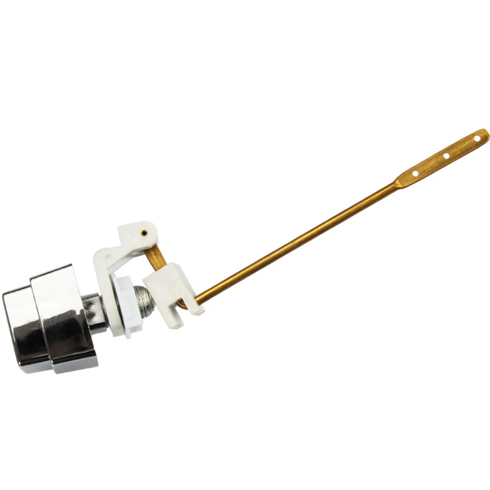 Toilet-Tank-Lever-Flush-Handle-Brass-Arm-Chrome-Tank-Push-Button ...