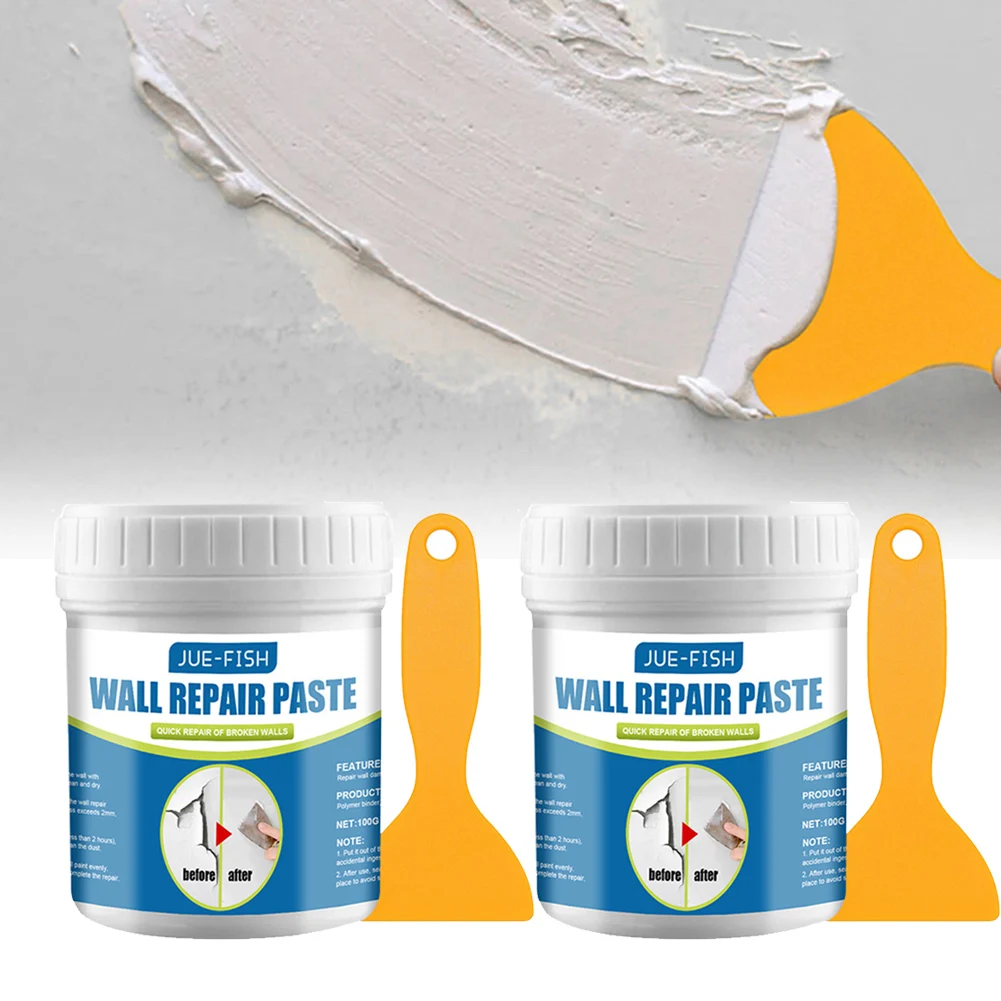 Wall-Mending-Agent-Drywall-Repair-Kit-with-Scraper-Multipurpose-Wall-Fixer-Paste-Quick-Fix-for ...