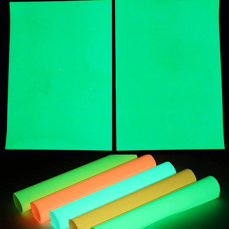 A4-Glow-In-The-Dark-Printing-Paper-PET-Adhesive-Night-Light-Film ...